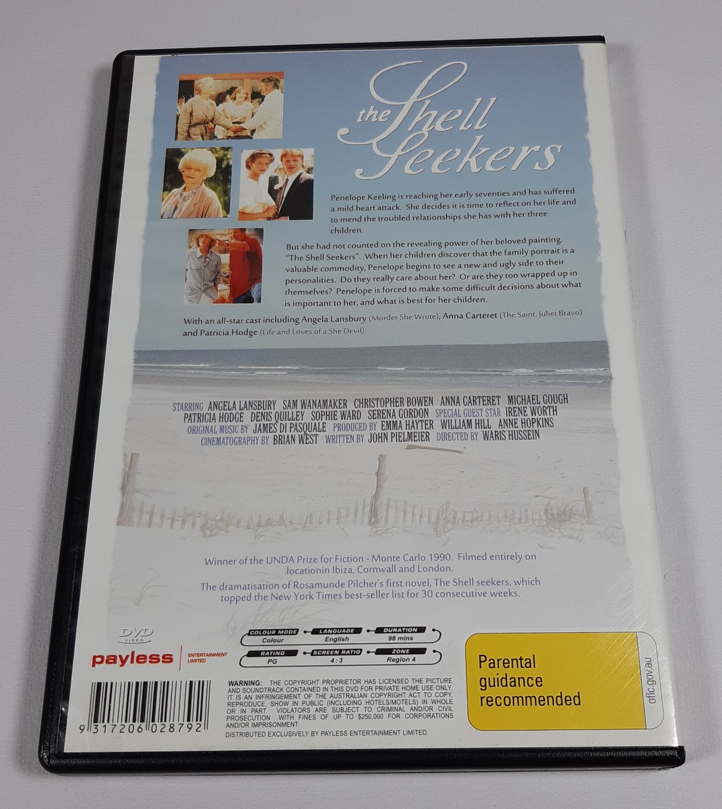 The Shell Seekers Movie PAL PG DVD Region 4 VGC Angela Lansbury ...