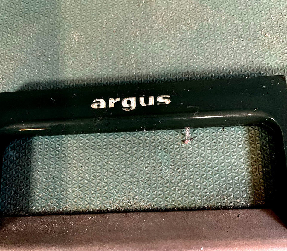 Vintage Argus 500 Automatic 2x2" Slide Projector Case Bulb, NO AC CORD ...