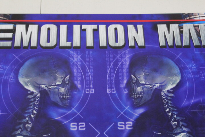 William's DEMOLITION MAN Pinball Machine NEW ALTERNATE Translite | eBay