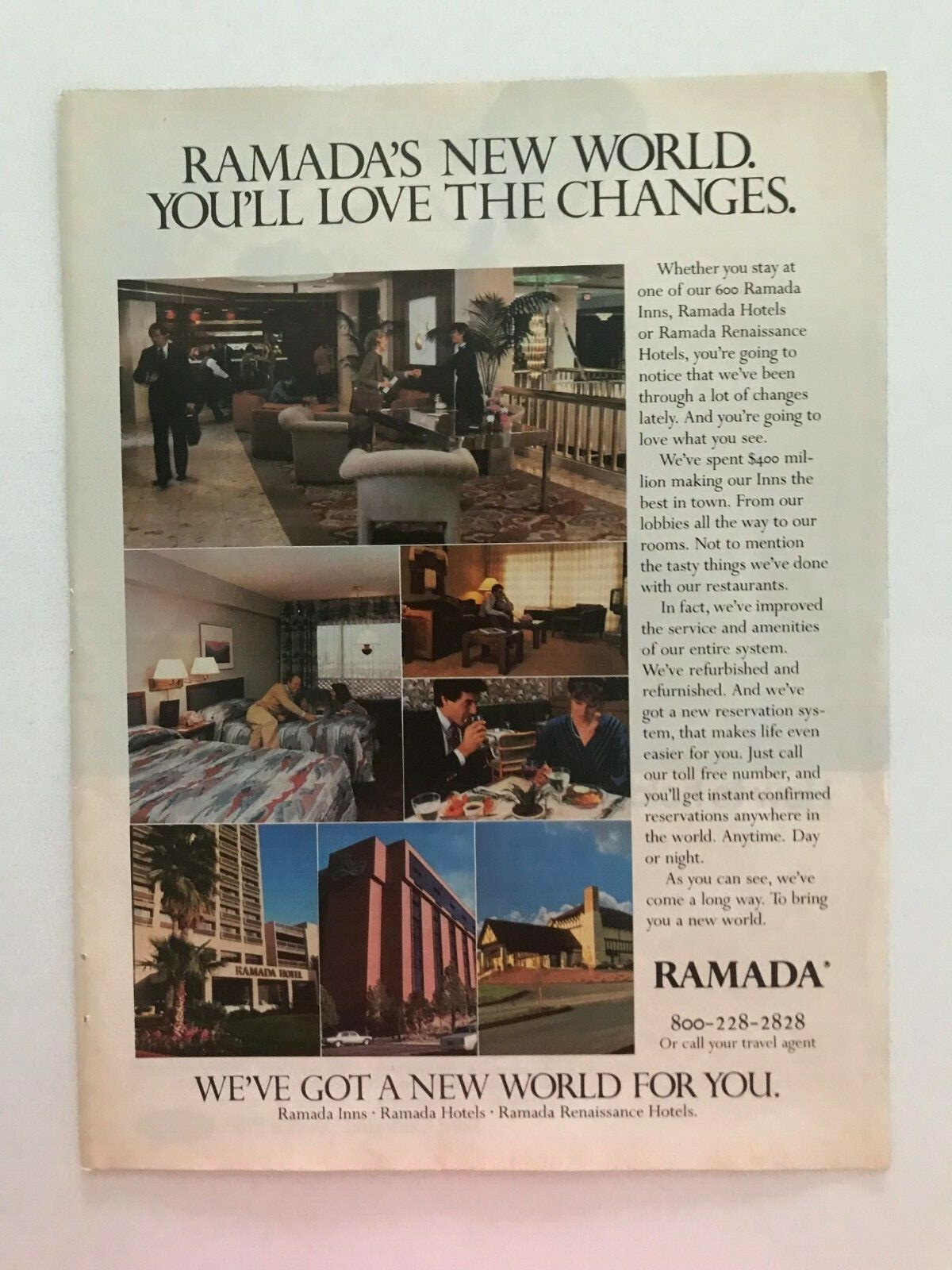 Ramada Inn Ramada Hotels Ramada Renaissance Hotels Circa 1980 Vintage ...