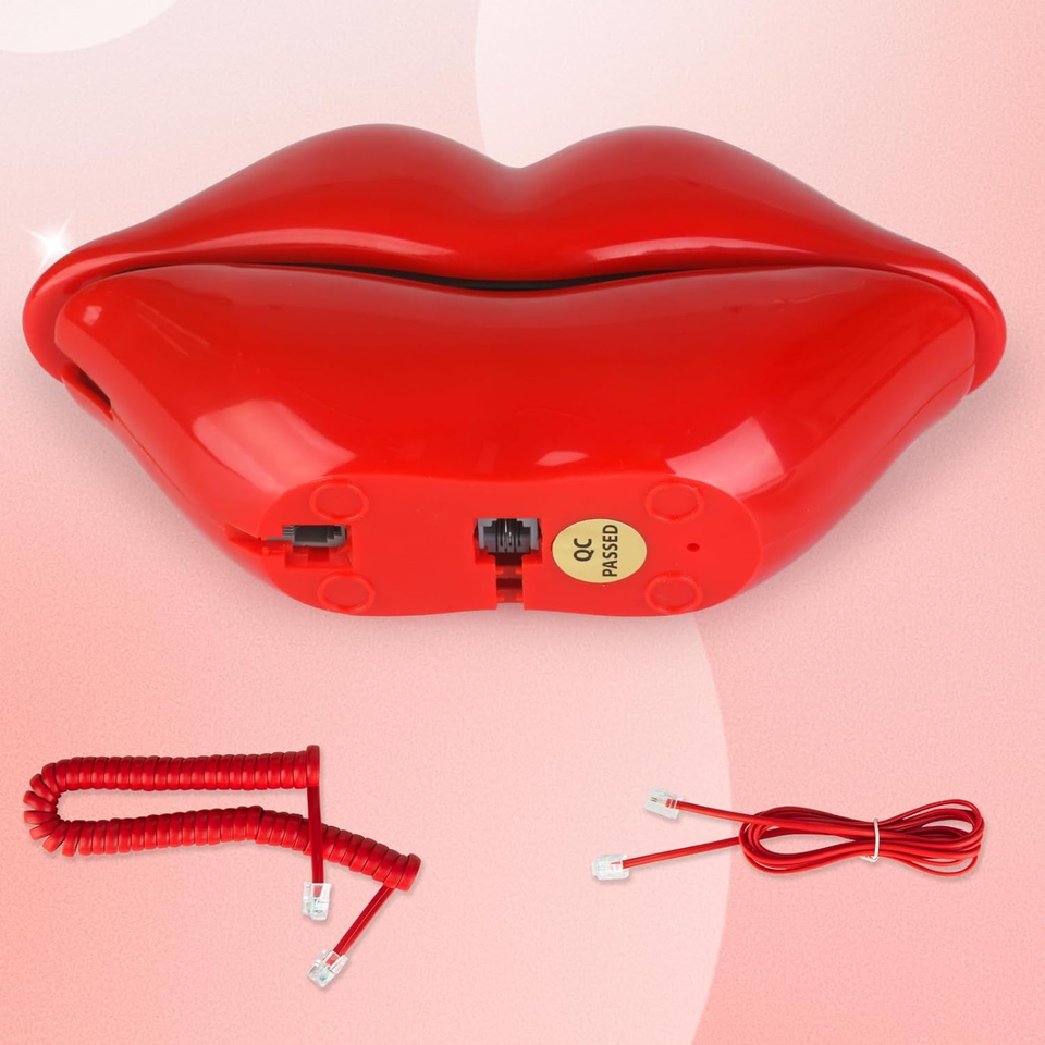 Lip Phone Cute Corded Lip Telephones Novelty Sexy Mouth Wired Phone ...