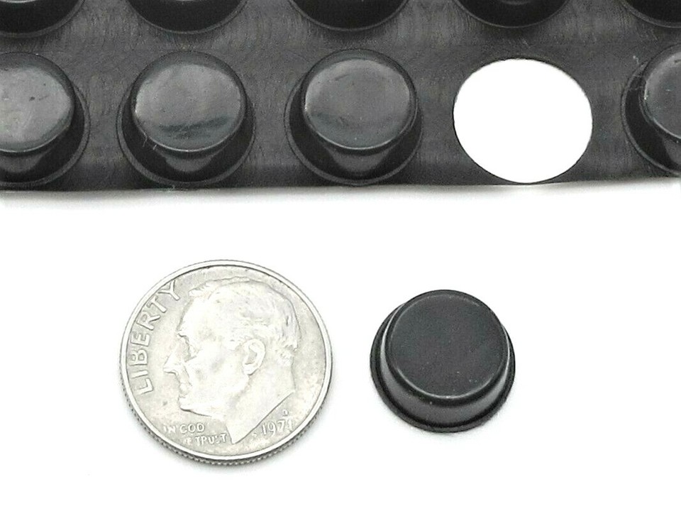 Laptop Computer Rubber Feet 3M Adhesive Backing 3/16" Height 32 Pcs | eBay