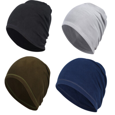 Fleece Beanie Watch Caps Tactical Military Cold Weather Winter Hats ...