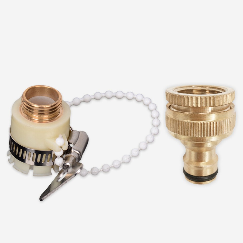 Copper Hose Coupling Adapter 20mm 25mm Quick Connect Adapter Threaded ...