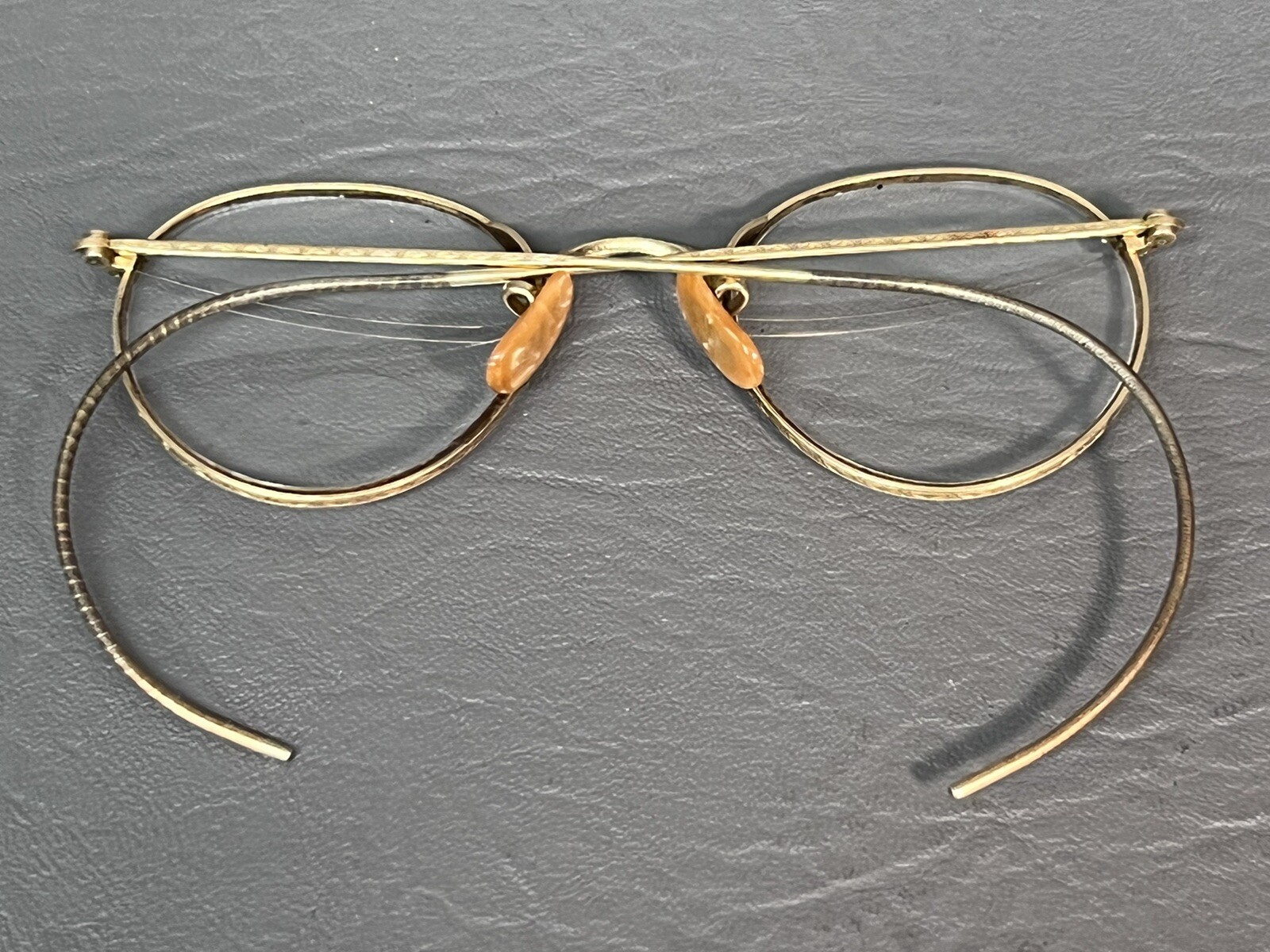 Bausch & Lomb Etched Gold Eye Glasses Frames 1/10 12K… - Gem