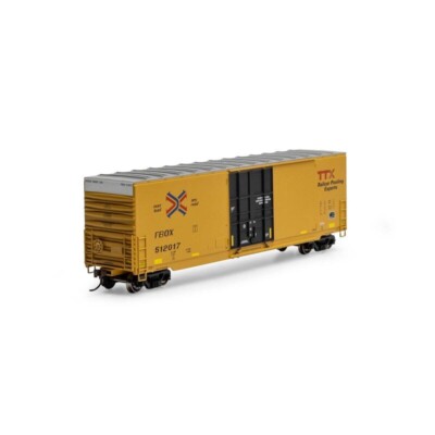 RND-1182 HO 50' High-Cube Smooth Side Box Car, FBOX #512017 NIB Save ...