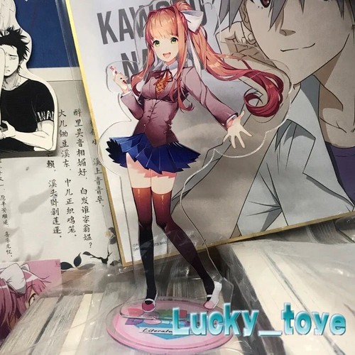 Doki Doki Literature Club Monika Acrylic Stand Figure Toy Desk Display ...