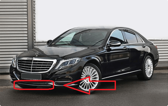 2017 2018 Mercedes-Benz S-class Front Lower Molding A2228852221 OEM for ...