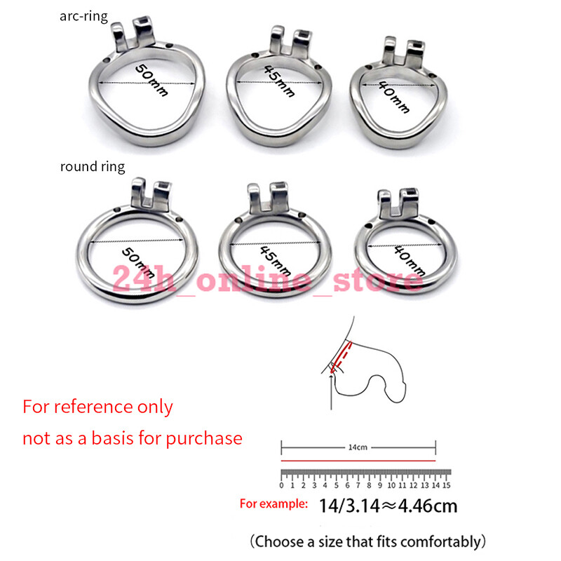 2021 New Male Chastity Devices Bull Steel Ring Cage Game 40/45/50mm ...