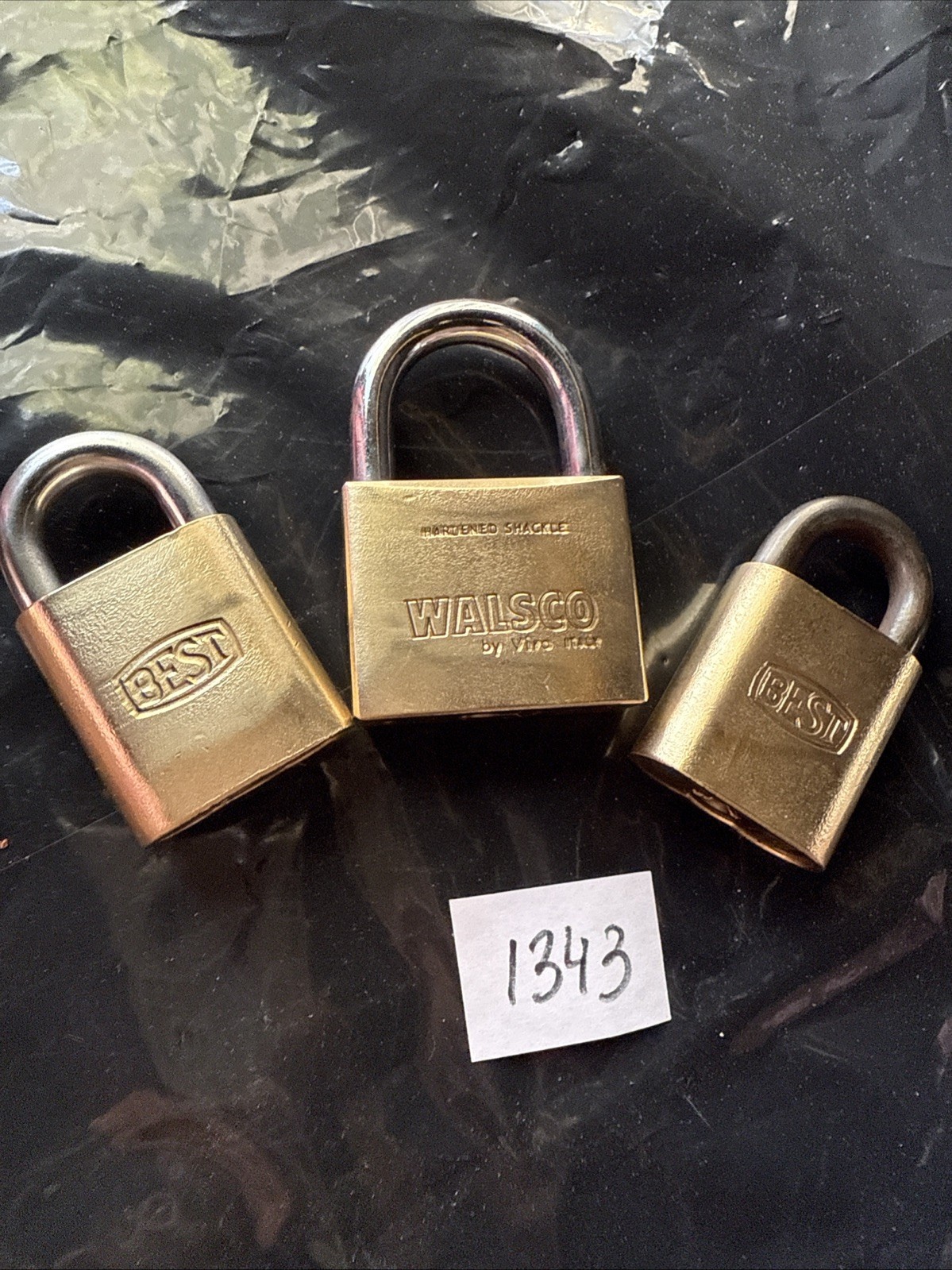 Vintage Made In USA 2 BEST &1 WALSCO ITALY Padlocks No Key | eBay