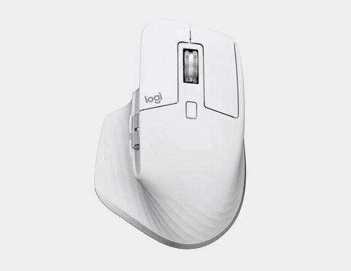 Logitech MX Master 3S Wireless Laser Mouse - Pale Gray | eBay