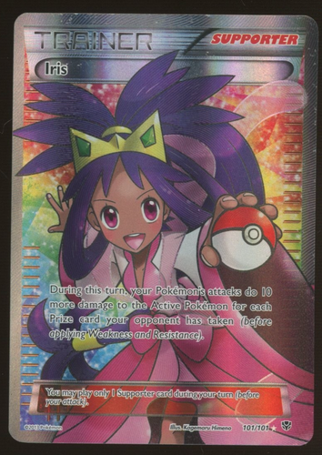 Iris - 101/101 Full Art | Black & White Plasma Blast | PokemonTCG | eBay