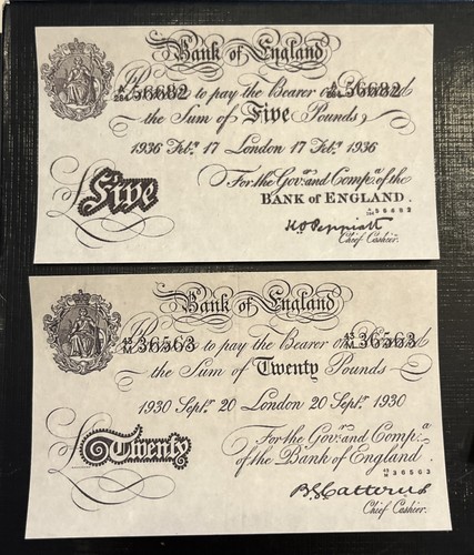 WWII WW2 German Third Reich Bank Of England Counterfeit Currency ...