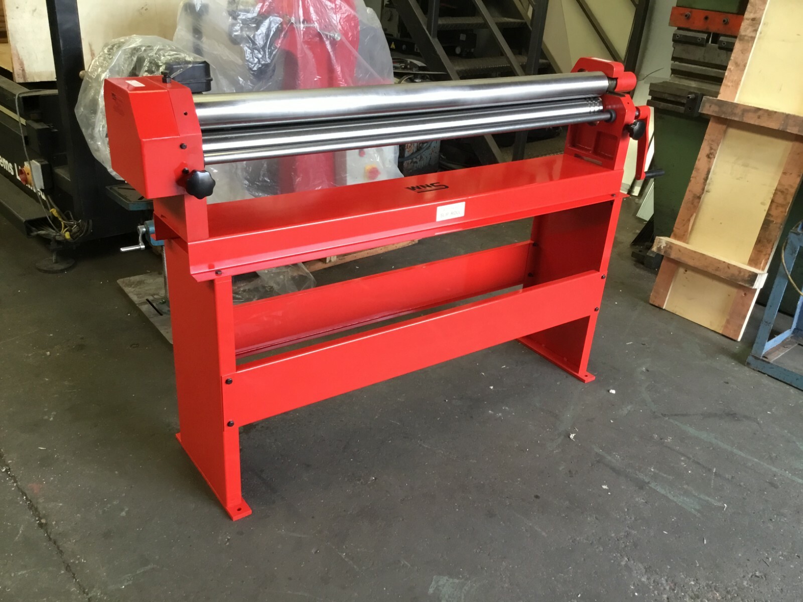 WNS Manual Bending Rolls 1300mm x 75mm x 1.5mm Top Slip Rollers Sheet ...