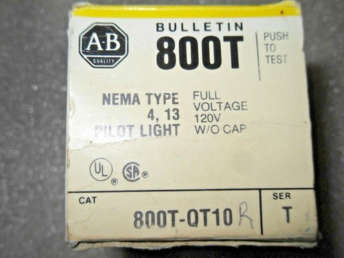 Allen-Bradley 800T-QT10 Ser T Pilot Light | eBay