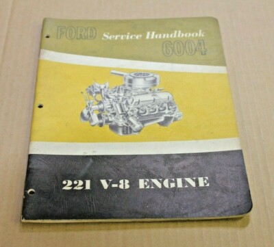 Ford Service Handbook for 221-V8 Engine | eBay