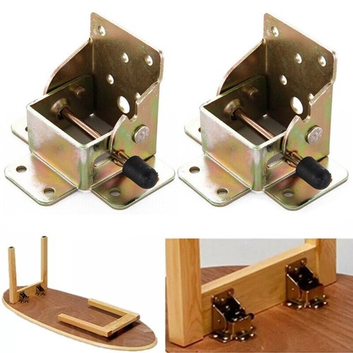 Self-Locking Folding Hinge Support Frame Table Leg Brackets Chair ...