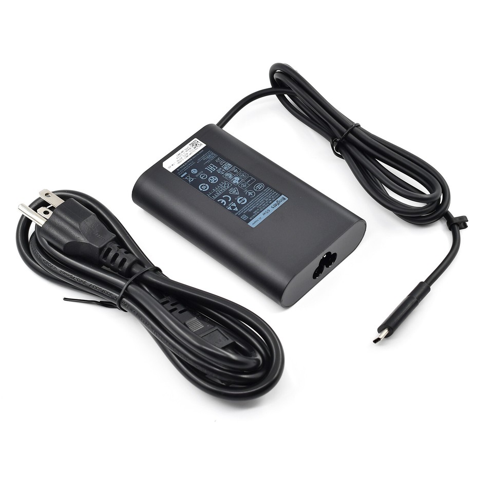 65W USB-C Type-C Power Adapter Charger For Dell Chromebook 13 3100 3400 ...