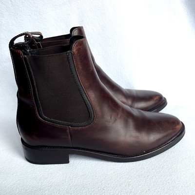 Thursday Boot Co Duchess Chelsea Boot Brown Leather Black Coffee Women ...