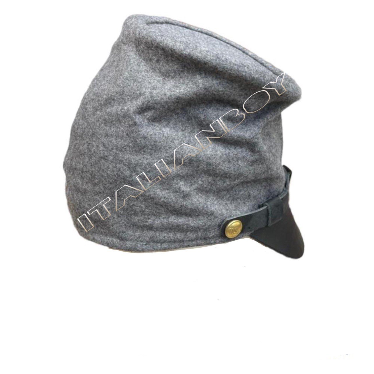 American Civil war confederate (Forage) Bummer Hat Grey Kepi SIZE: (S,M ...
