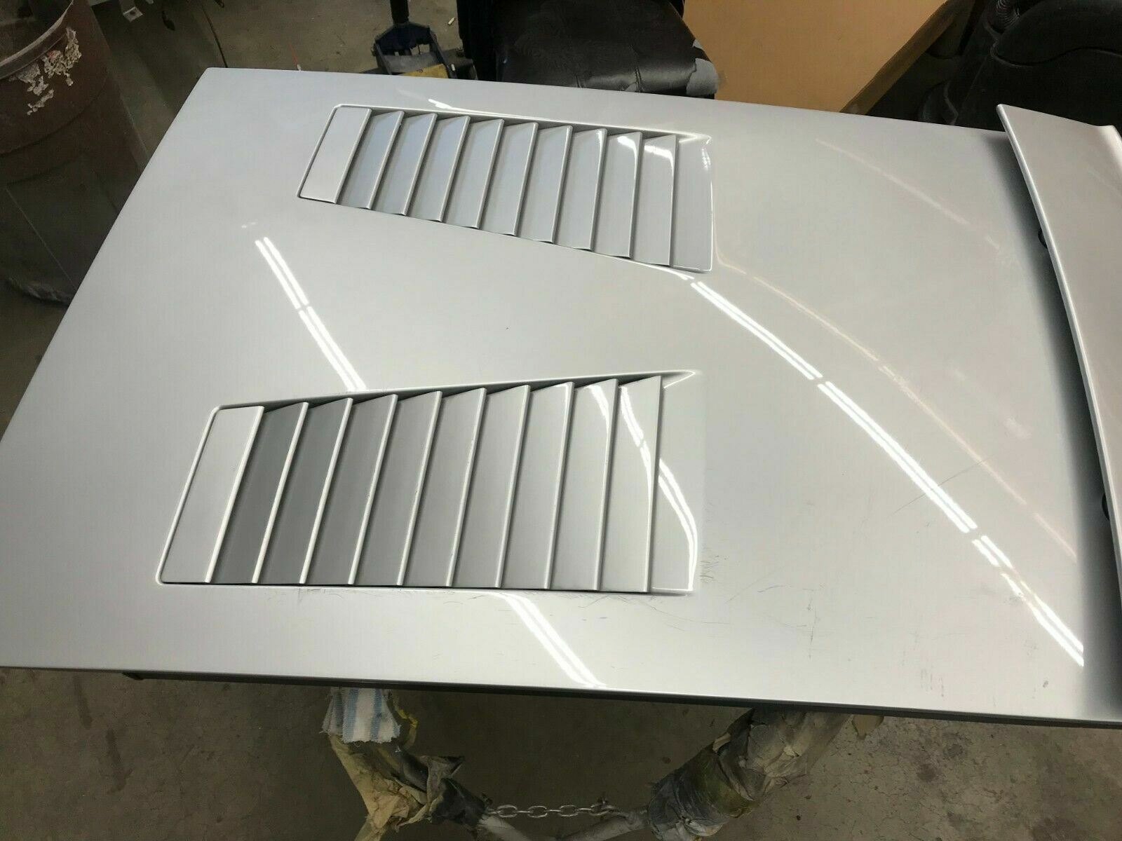LAMBORGHINI GALLARDO REAR DECK LID BONNET W/ GRILLS WING COMPLETE OEM ...