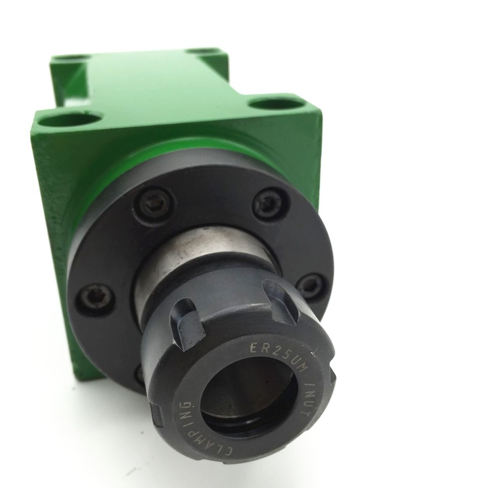 ER25 Spindle Unit 2HP 3000rpm Power Head φ80mm for CNC Drilling Milling ...