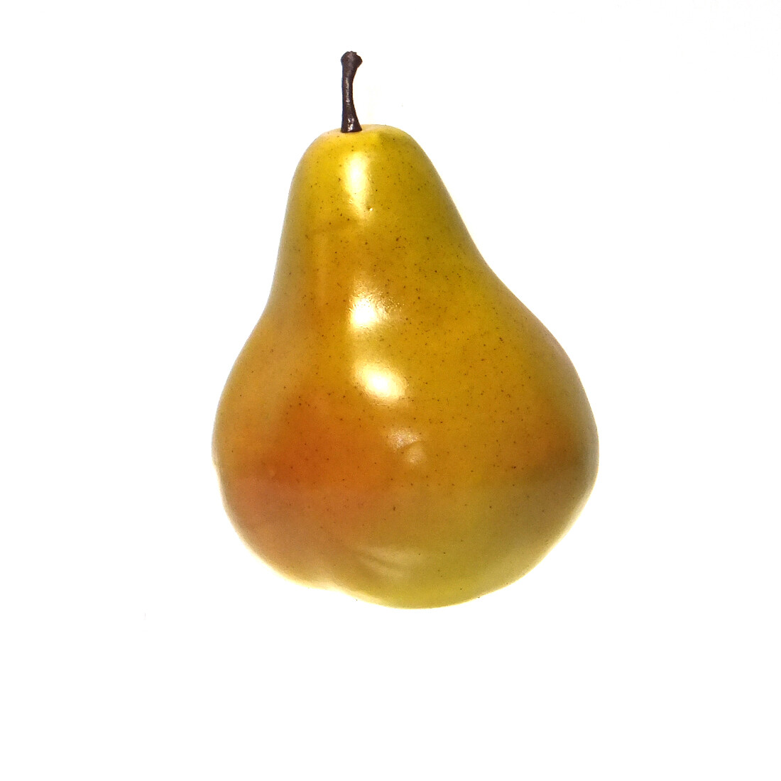 Artificial Pear Large Danjou Comice Plastic Decorative Fruit Green ...