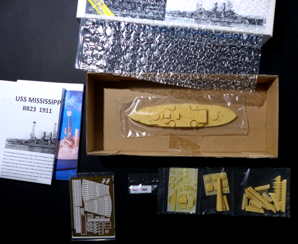 SAMEK S700/082 - 1:700 USS Mississippi BB23 1911. Resin Bausatz/Kit | eBay