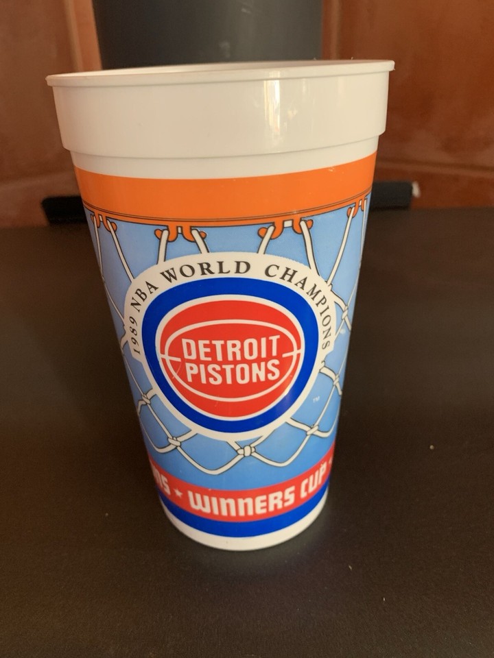 Taco Bell Souvenir Plastic Cup Detroit Pistons 1989 Championship | eBay