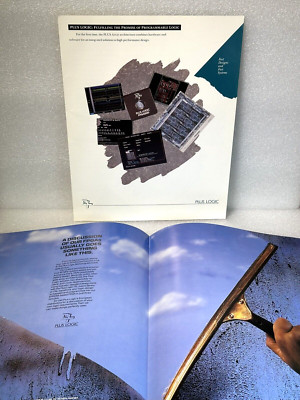 PLUS LOGIC/PLUS Array 6-Page Brochure 1990 + The PLUS LOGIC 11 X 17 ...