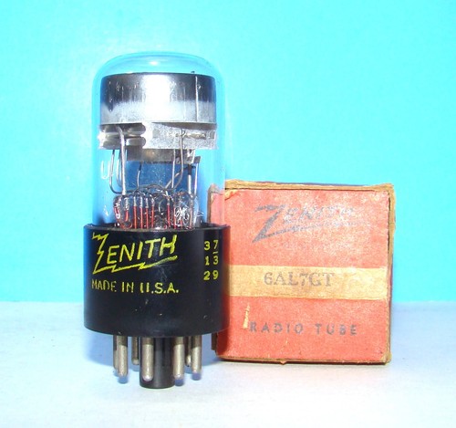 6AL7GT NOS Zenith radio electron ray magic eye vacuum tube valve tested ...