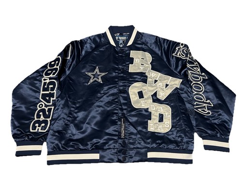 By Way Of Dallas X Dallas Cowboys Satin jacket Size Large Mens | eBay