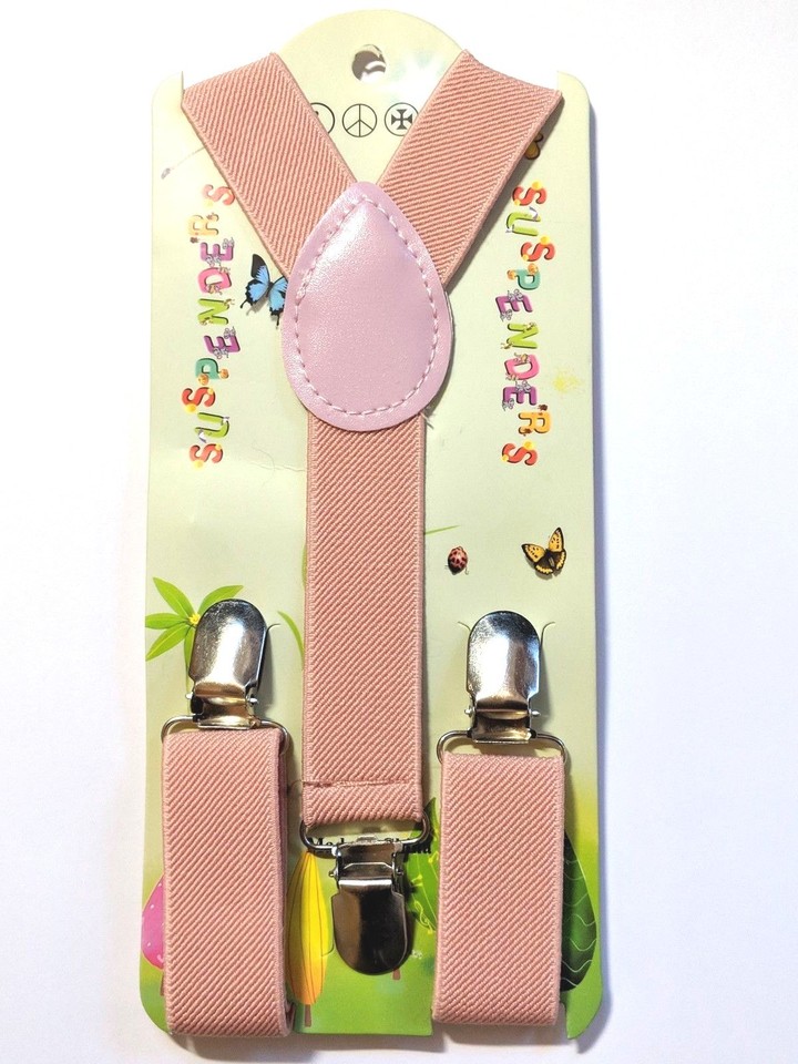 Boys Girls Kids Child Baby Children Toddler Clip on Elastic Suspenders ...