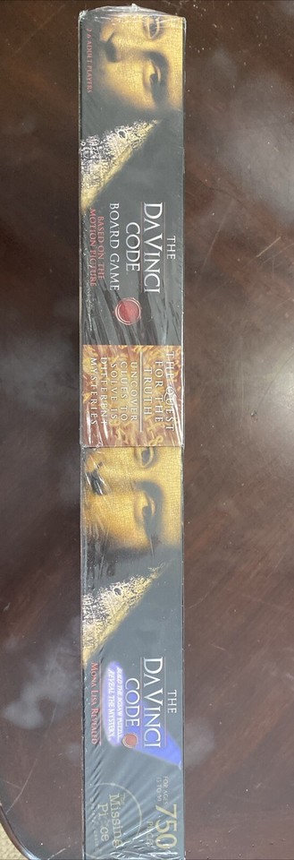 The DaVinci code Board Game And Mona Lisa revealed 750 piece Puzzle | eBay