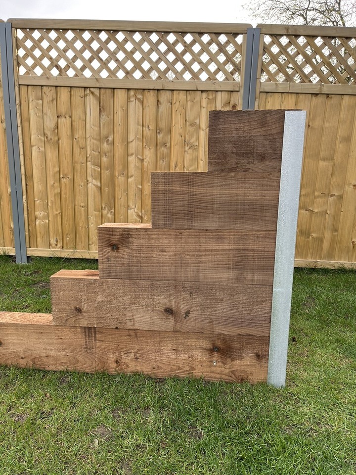 RSJ SLEEPER RETAINING WALL POSTS - HEAVY DUTY TOUGH HOT DIPPED GALV ...