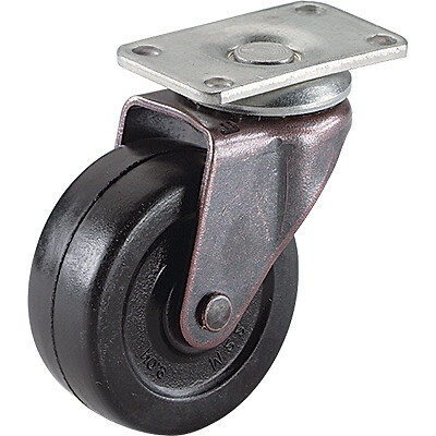 6 PAK TruGuard; 2 Pack; 2in Black Soft Rubber Wheel Caster; Copper ...