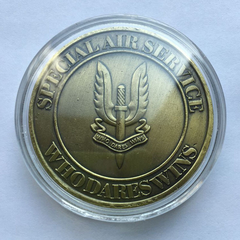 British Army UK SAS Special Air Service WHO DARE WINS Challenge Coin ...