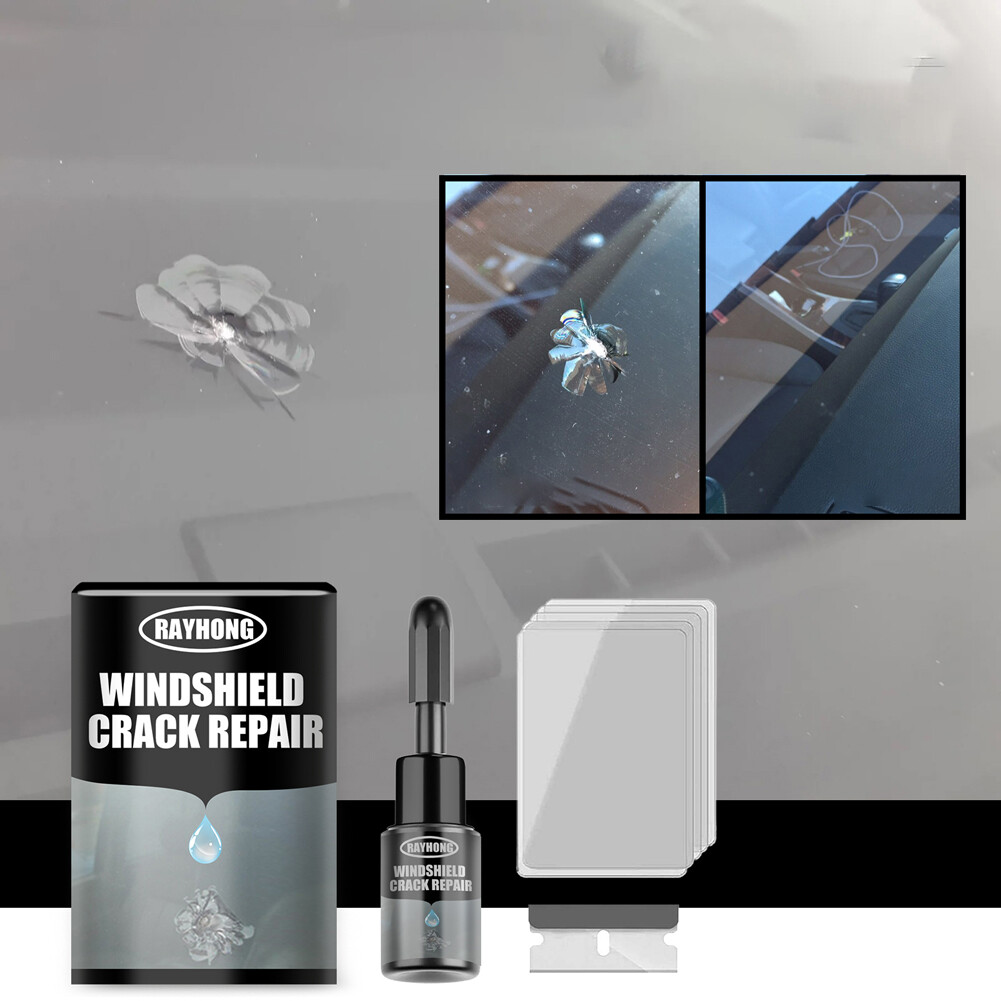 Windshield Crack Repair Fluid Curing Glue Window Scratch Crack Repair ...