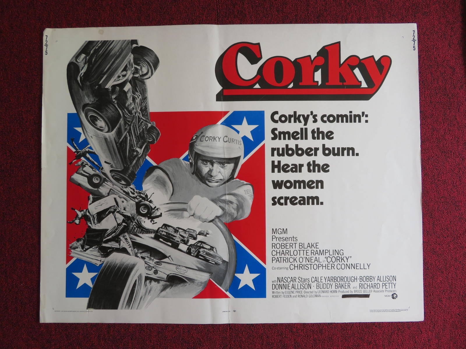 CORKY US HALF SHEET (22"x 28") POSTER ROBERT BLAKE CHARLOTTE RAMPLING ...