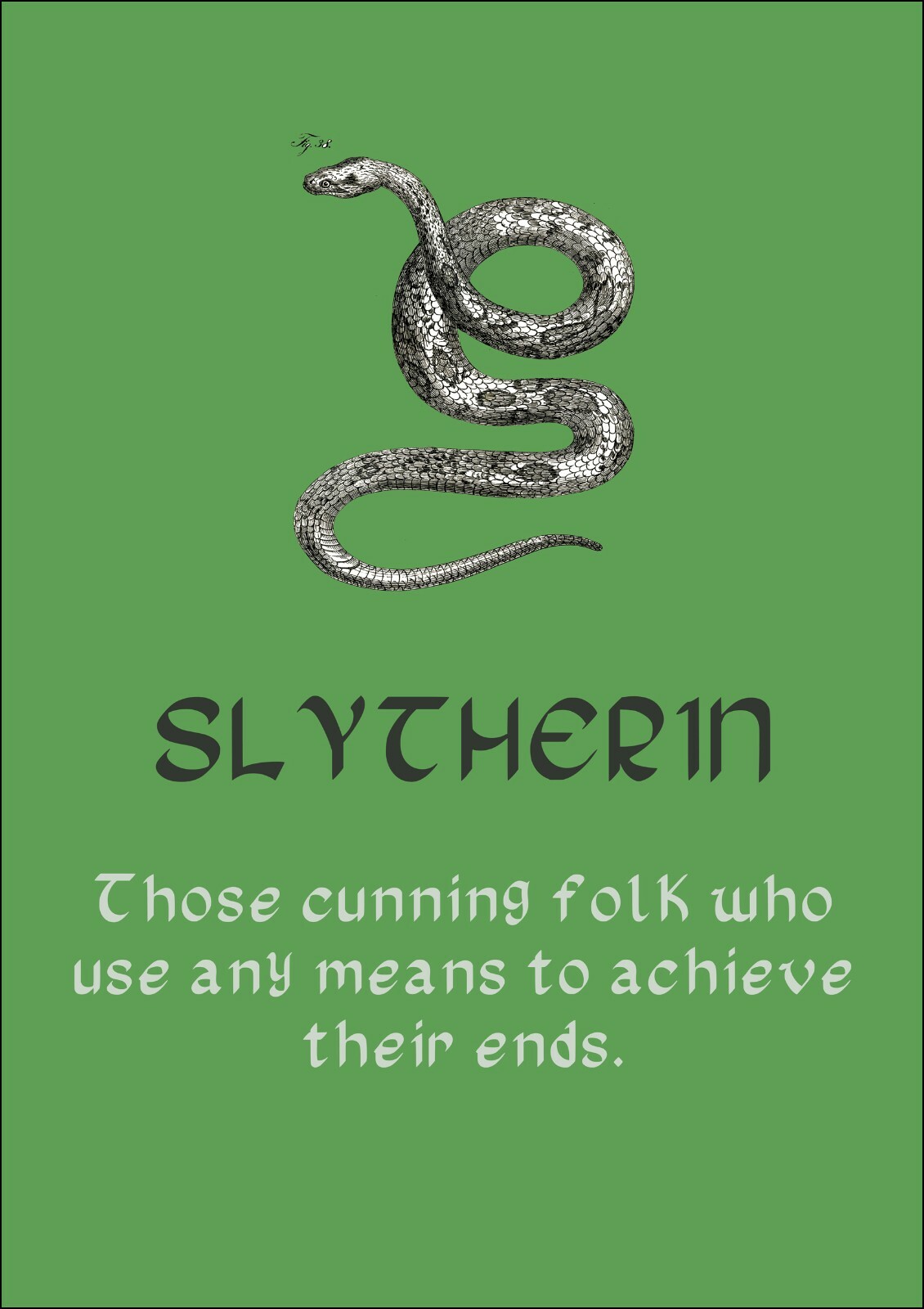 HARRY POTTER SLYTHERIN QUOTE SLOGAN HOGWARTS -FRAMED WALL ART PICTURE ...