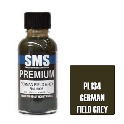 SMS Premium GERMAN FIELD GREY RAL6006 30ml - AIRBRUSH READY HOBBY PAINT ...