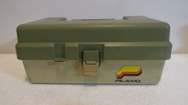 Plano 3100 Fishing Tackle Box Storage GREEN, Vintage | eBay