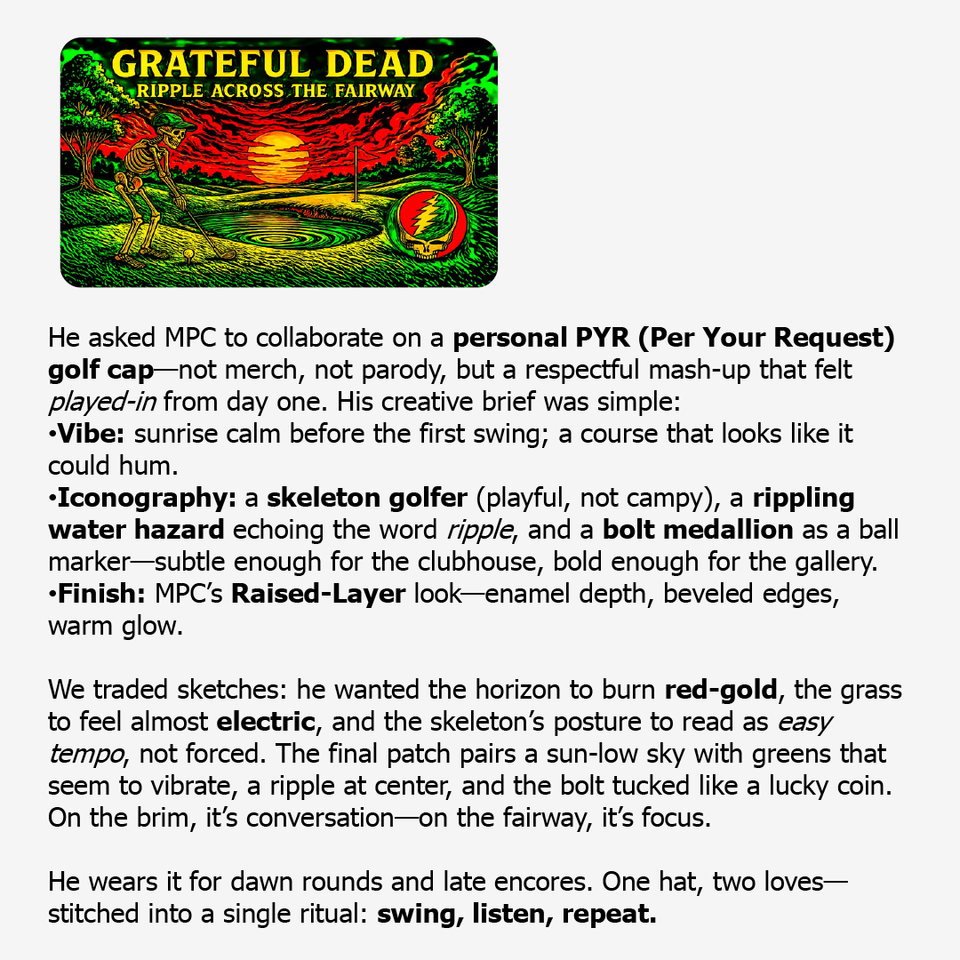 GRATEFUL DEAD Ripple RMP - PYR Custom Metal Art - Display It Yourself ...