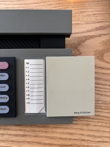 BeoCom 2000 B&O Bang and Olufsen 1986 Desk Landline Phone Original ENG ...
