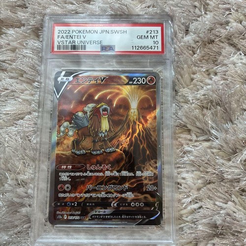 PSA 10 ENTEI V 213/172 SAR Vstar Universe Pokemon Card Japanese 2022 ...