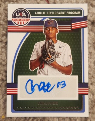2023 USA Baseball Stars And Stripes Chase Fuller Auto #ADPS-CF | eBay