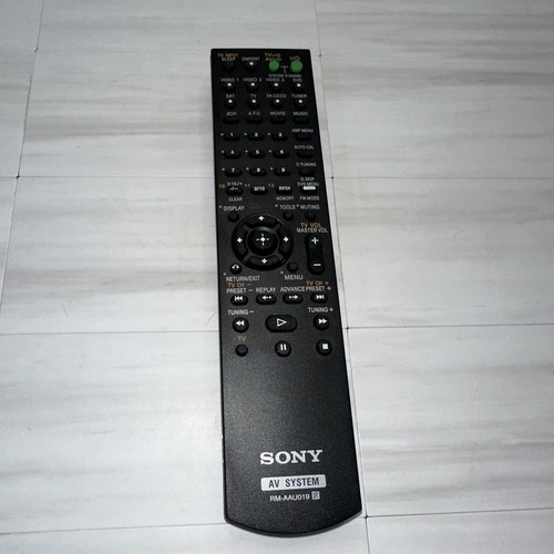 Authdentic Sony remote control RM-AAU019 for AV SYSTEM Remote Control ...