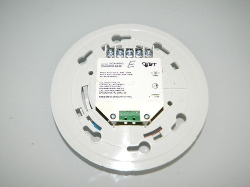 EST EDWARDS SIGA-AB4G SOUNDER BASE FIRE ALARM | eBay