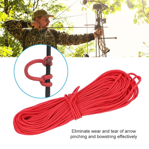 Durable Archery Compound Bow String Nylon Nock Safe Release D Loop ...