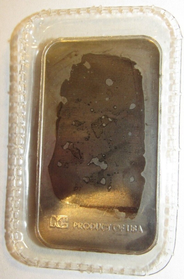 Vintage National Refiners & Assayers 1 Troy Oz. .999 Silver Bar ...